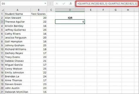 How To Calculate Iqr In Excel Excel Web