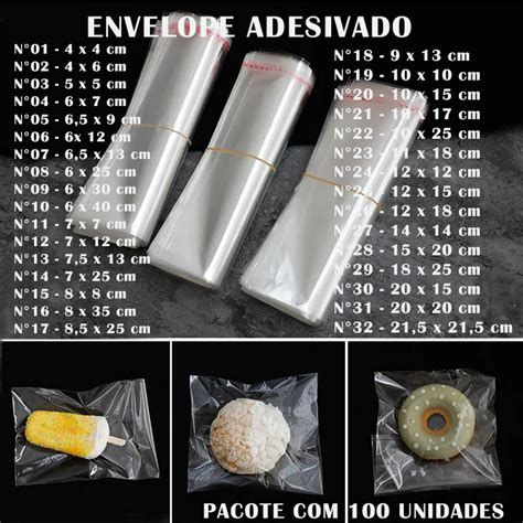Saco Adesivado Transparente C Aba Adesiva Abre E Fecha Unid Shopee Brasil
