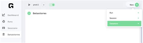 Creating Datastores