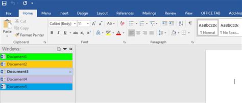 Add Tabs To The Microsoft Office Interface In Windows