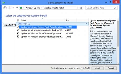 Run Software Update In Windows