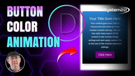 Divi Theme Button Background Color Animation 👍👍👍 Divi Theme Colorful