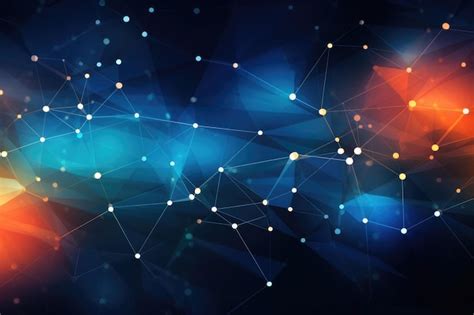 Premium Ai Image Abstract Polygonal Space Low Poly Dark Background