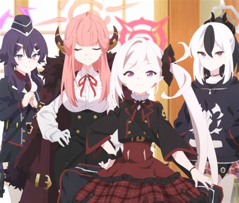 블루 아카이브 The Animation 이구사 하루카리쿠하치마 아루아사기 무츠키오니카타 카요코