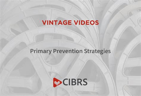 Primary Prevention Strategies Cibrs