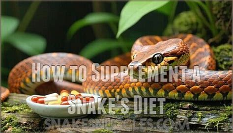 How To Supplement A Snakes Diet Expert Guide For Healthy Reptiles