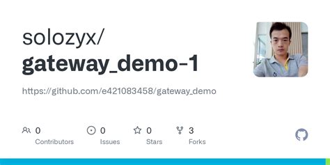GitHub Solozyx Gateway Demo Https Github E Gateway Demo