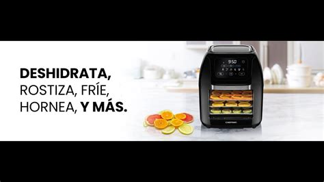 Chefman Horno Freidora De Aire Digital De 10 Litros RJ38 10 RDO V2 MX