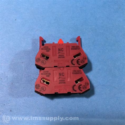 Idec HW G01 Contact Block Red Black IMS Supply