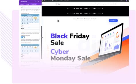 Divi Scheduled Element Divi Supreme
