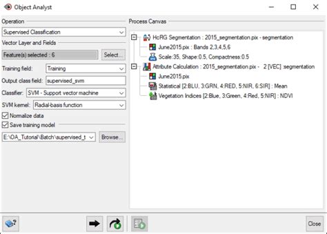 Object Analyst Batch Classification Catalyst Earth