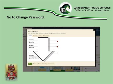 Changing Your Password PPT