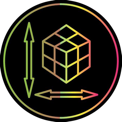 Rubik Line Gradient Due Color Icon Design 43824899 Vector Art At Vecteezy