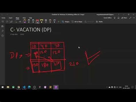 C Vacation AtCoder Dp Contest Dynamic Programming YouTube