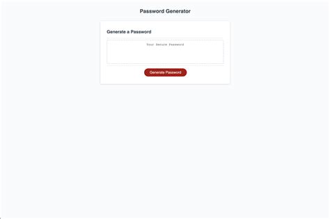 Github Adamdagi Js Password Generator