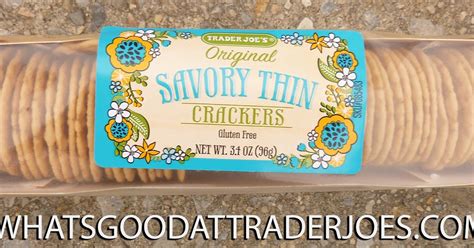 What S Good At Trader Joe S Trader Joe S Original Savory Thin Crackers