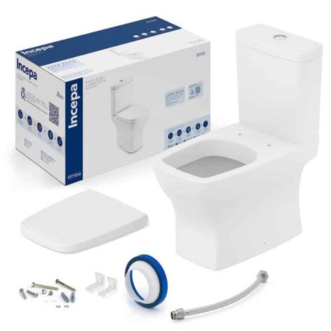 Kit Boss Incepa Caixa Acoplada Bacia E Assento Branco Matte Pontofrio