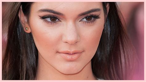 Kendall Jenner Natural Glowy Glam Makeup Tutorial Nikkietutorials