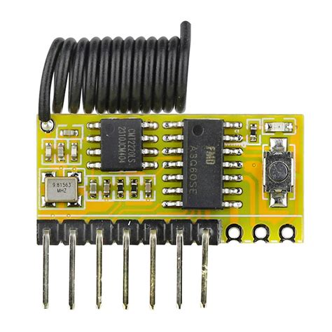 Módulo Receptor Inalámbrico Superheterodino De 315433mhz Receptor Rf