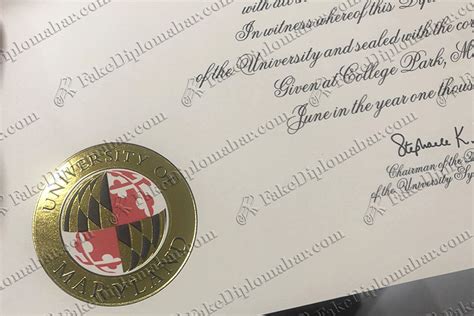How Can I Buy Fake University Of Maryland College Park Diploma