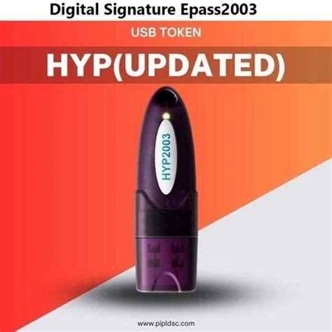 Plastic Digital Signature Epass2003 At ₹ 485 Piece In Noida Id 2853343862330