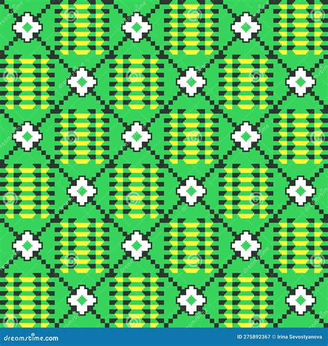 African Kente Tribal Geometric Seamless Pattern Traditional Nwentoma