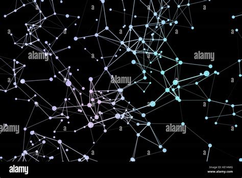 Abstract Network Data Connection Technology Digital Background Stock