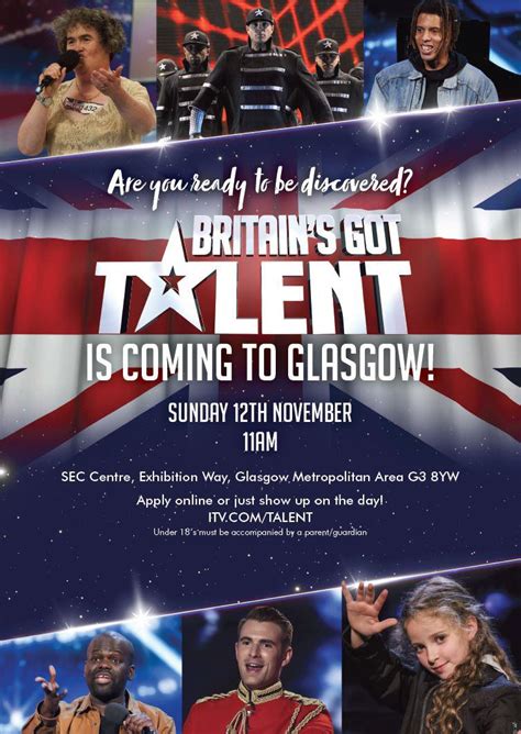 Britains Got Talent On The Hunt For Scots Contestants With Auditions