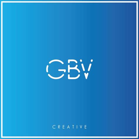 Premium Vector Gbv Premium Vector Latter Logo Design Creative Logo