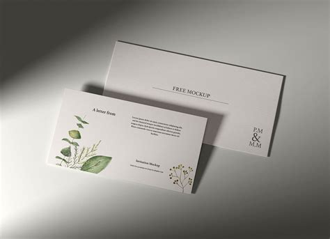 Free Invitation Card Envelope Mockup PSD Good Mockups