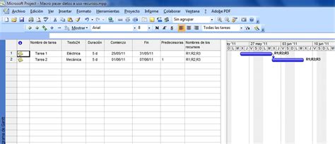 Foro De Project Project Forum Macro Para Pasar Datos De Tablas De