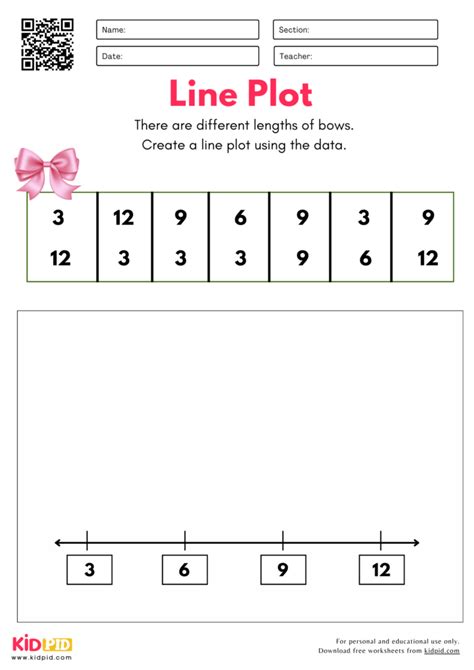 Make The Line Plot Worksheet For Grade 2 Kidpid