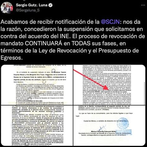 Presidente de la Cámara de Diputados celebró decisión de la SCJN sobre la Revocación de Mandato