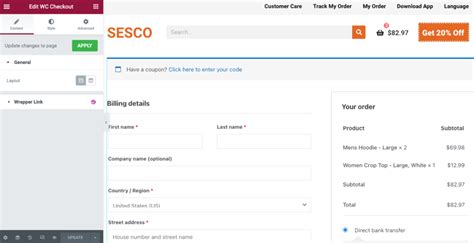 How To Customize Woocommerce Checkout Page With Elementor