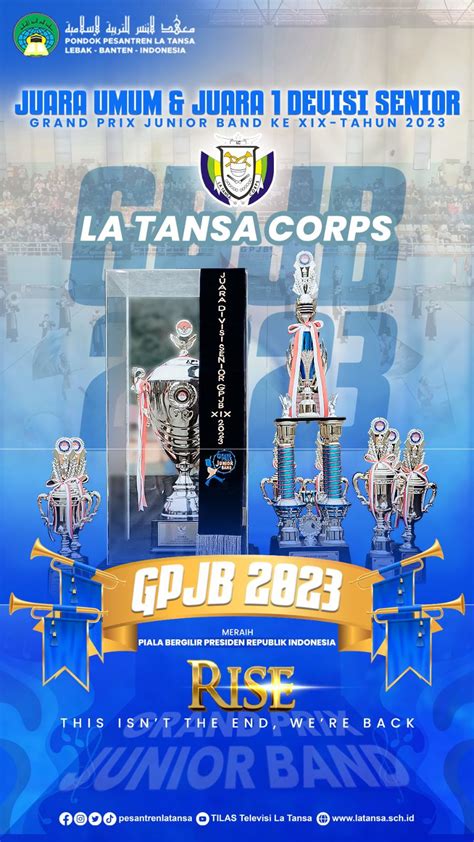 Marching Band La Tansa Corps Meraih Juara Umum Di GPJB 2023 Pondok
