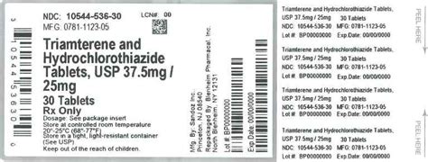 Triamterene And Hydrochlorothiazide Tablets Usp