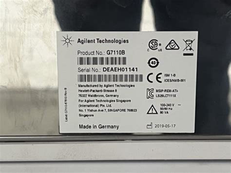 Agilent 1260 Infinity Ii Hplc System Consisting Of 1x1260 Isocratic