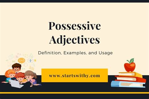 Understanding Possessive Adjectives Definition Examples And Usage