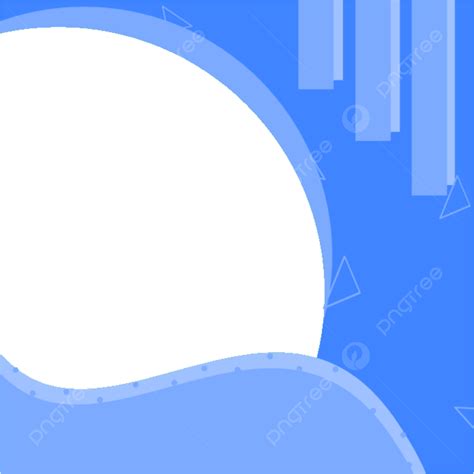 Twibbon Blue Simple Twibbon Templates Cute Png And Vector With