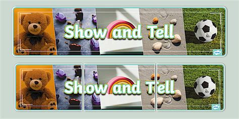Show And Tell Photo Display Banner Teacher Made Twinkl