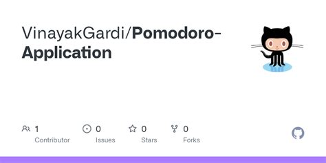 Github Vinayakgardi Pomodoro Application