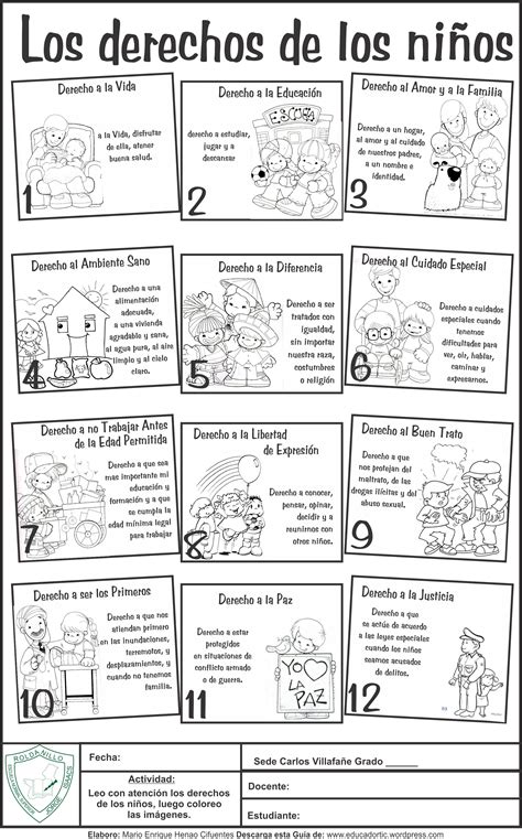 Guía para Primaria Derechos de los niños Derechos de los niños