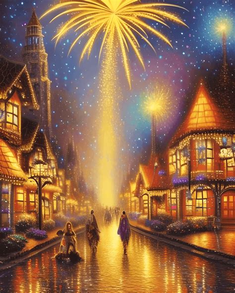 Hippie New Year S Town Graphic Creative Fabrica