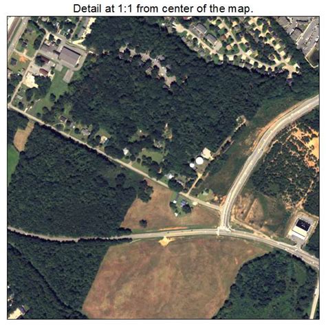 Aerial Photography Map Of Flowery Branch Ga Georgia