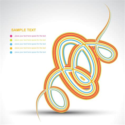 Free Vector Curvy Background With Space For Text