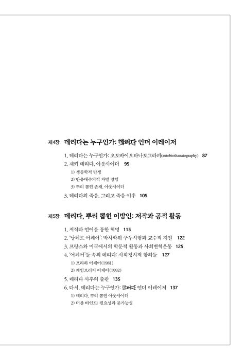 알라딘 미리보기 데리다와의 데이트