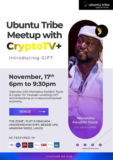 Ubuntu Tribe Meetup With Crypto Tv The Zone Lagos 17 November 2023