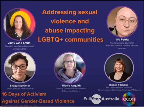 Addressing Sexual Violence And Abuse Impacting Lgbtq Communities