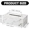 Amazon KINGFOM Rectangular PU Leather Tissue Box Cover Facial