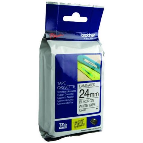 Brother P Touch Tze Laminated Ba8119 Brother Laminated Labels